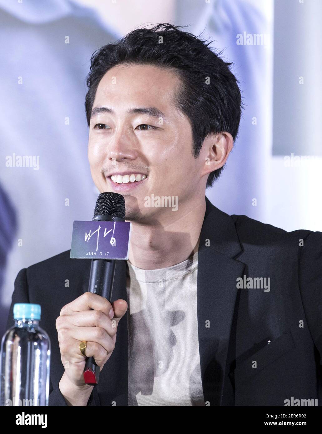 4 May 2018 - Seoul, South korea : South Korean-American actor Steven ...