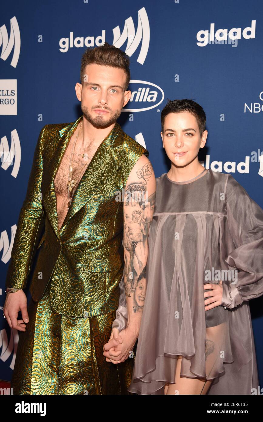 Nico Tortorella and Bethany Meyers attend The GLAAD Rising Stars ...