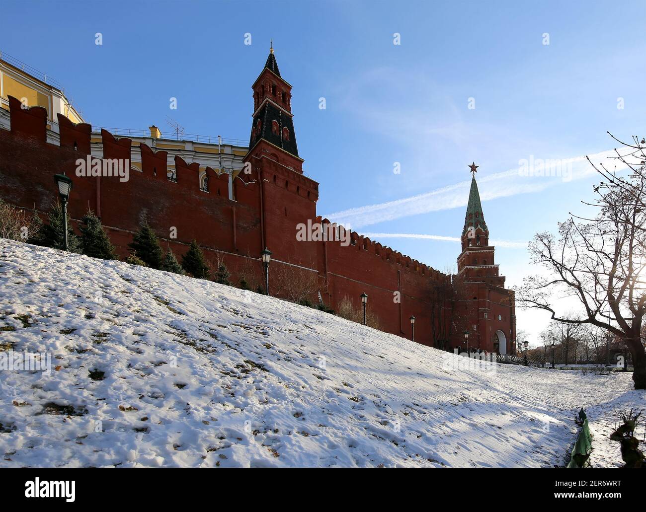 Moscow Kremlin on a sunny winter day, Russia Stock Photo - Alamy