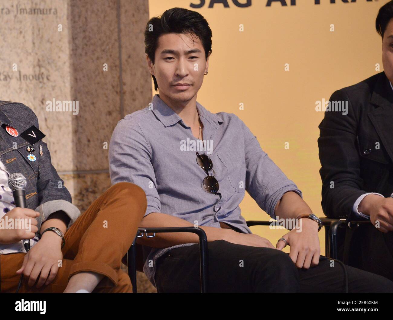 Actor Chris Pang at the 2018 Los Angeles Asian Pacific Film Festival ...
