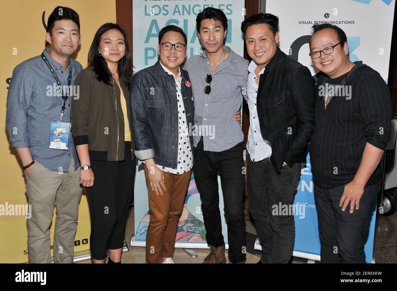 (L-R) Moderator Phil Yu, Screenwriter Adele Lim, Actors Nico Santos ...
