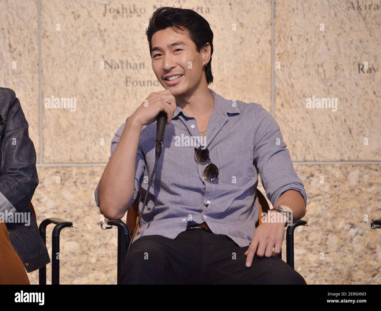 Actor Chris Pang at the 2018 Los Angeles Asian Pacific Film Festival ...