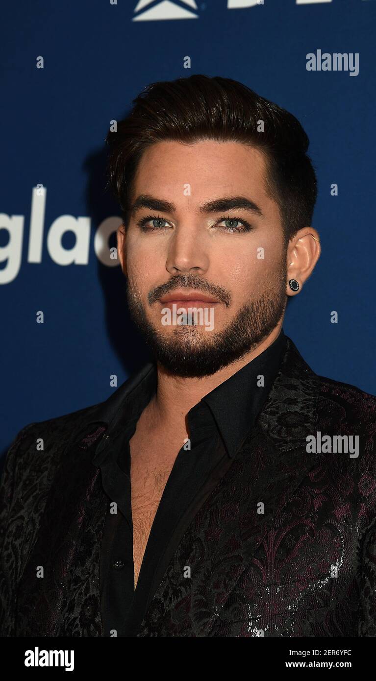singer Adam Lambert attends the 29th Annual GLAAD MEDIA AWARDS on May 5 ...