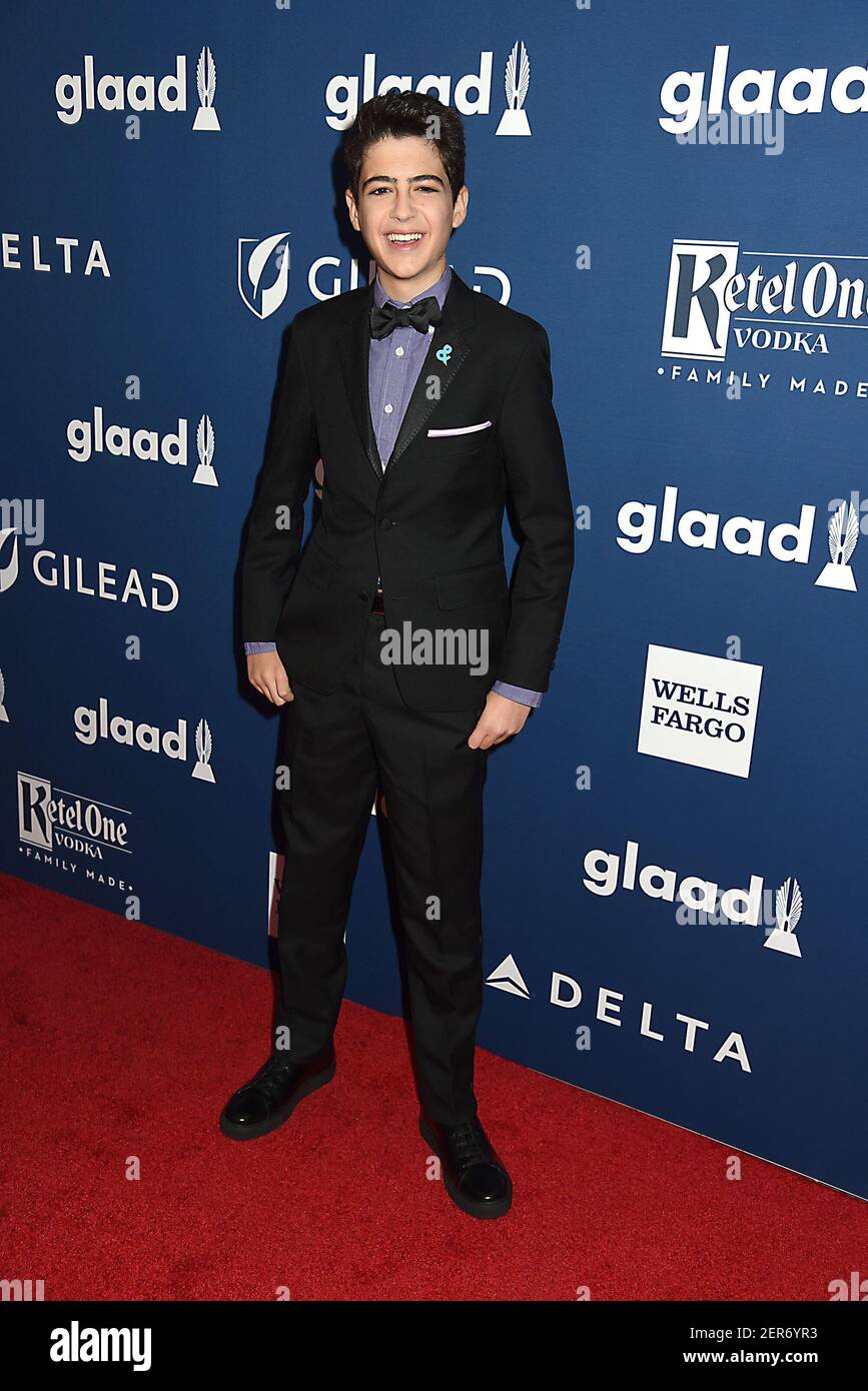 actor Joshua Rush attends the 29th Annual GLAAD MEDIA AWARDS on May 5 ...