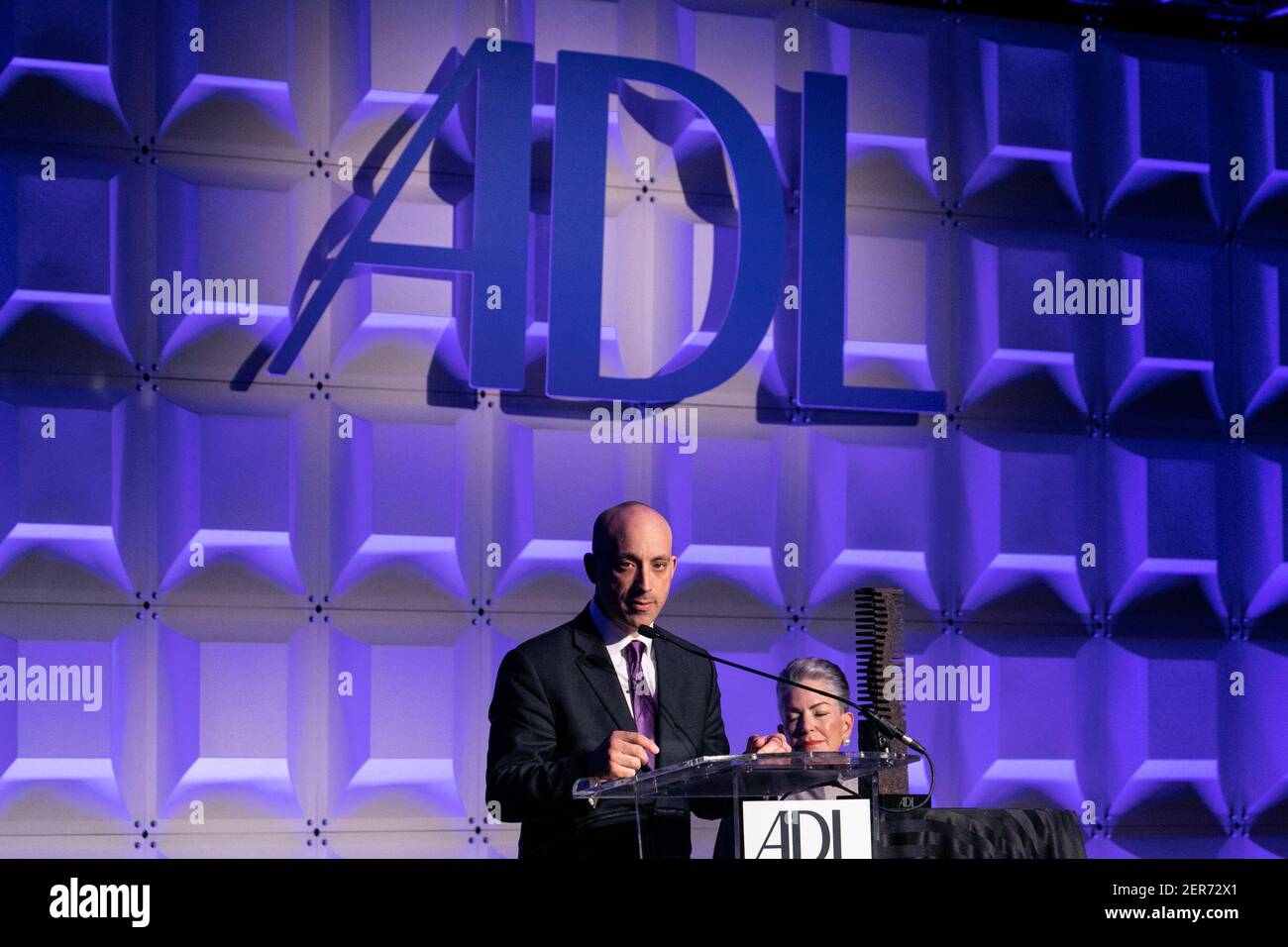 (L-R): Jonathan Greenblatt, The Anti-Defamation League (ADL) CEO and ...