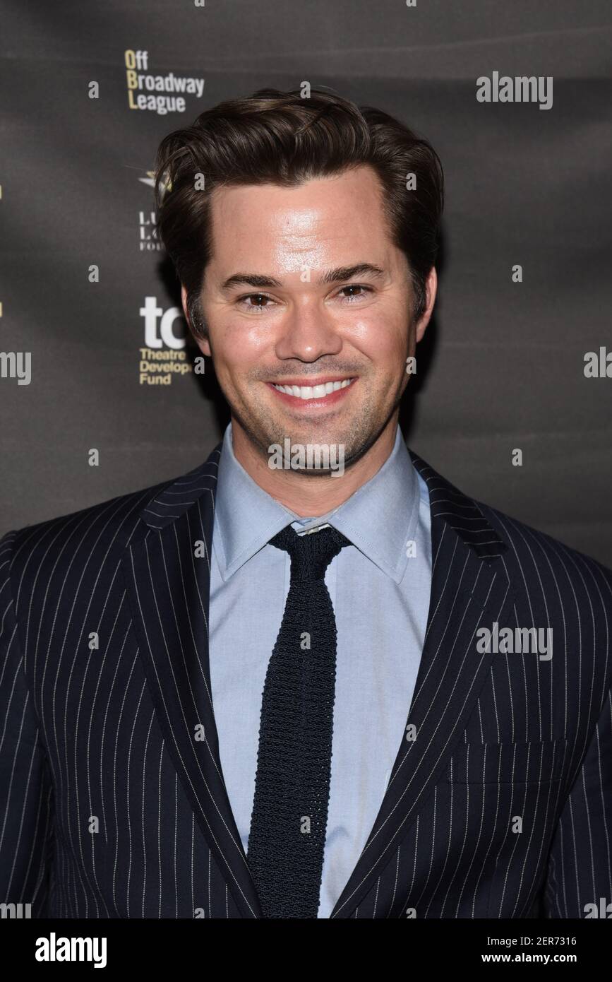 Andrew Rannells attends 2018 Lucille Lortel Awards Arrivals on May 06 ...
