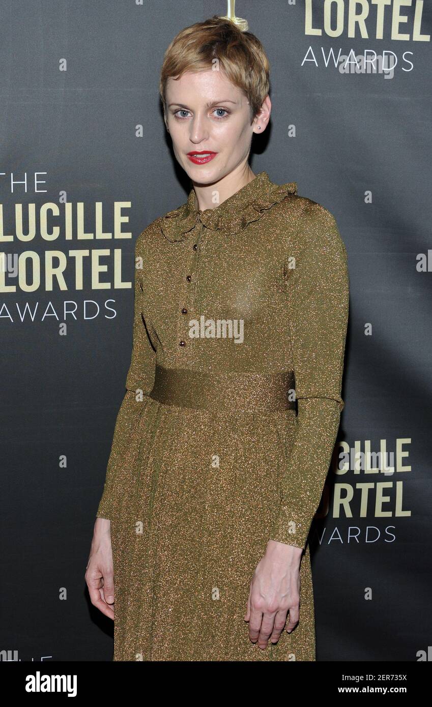 Actress Denise Gough attends the 2018 Lucille Lortel Awards at the NYU ...