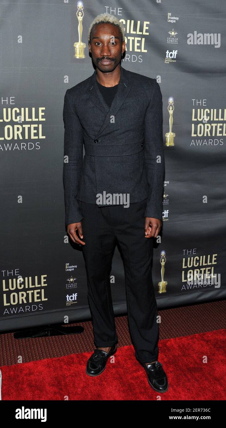 Actor Nathan Stewart-Jarrett attends the 2018 Lucille Lortel Awards at ...