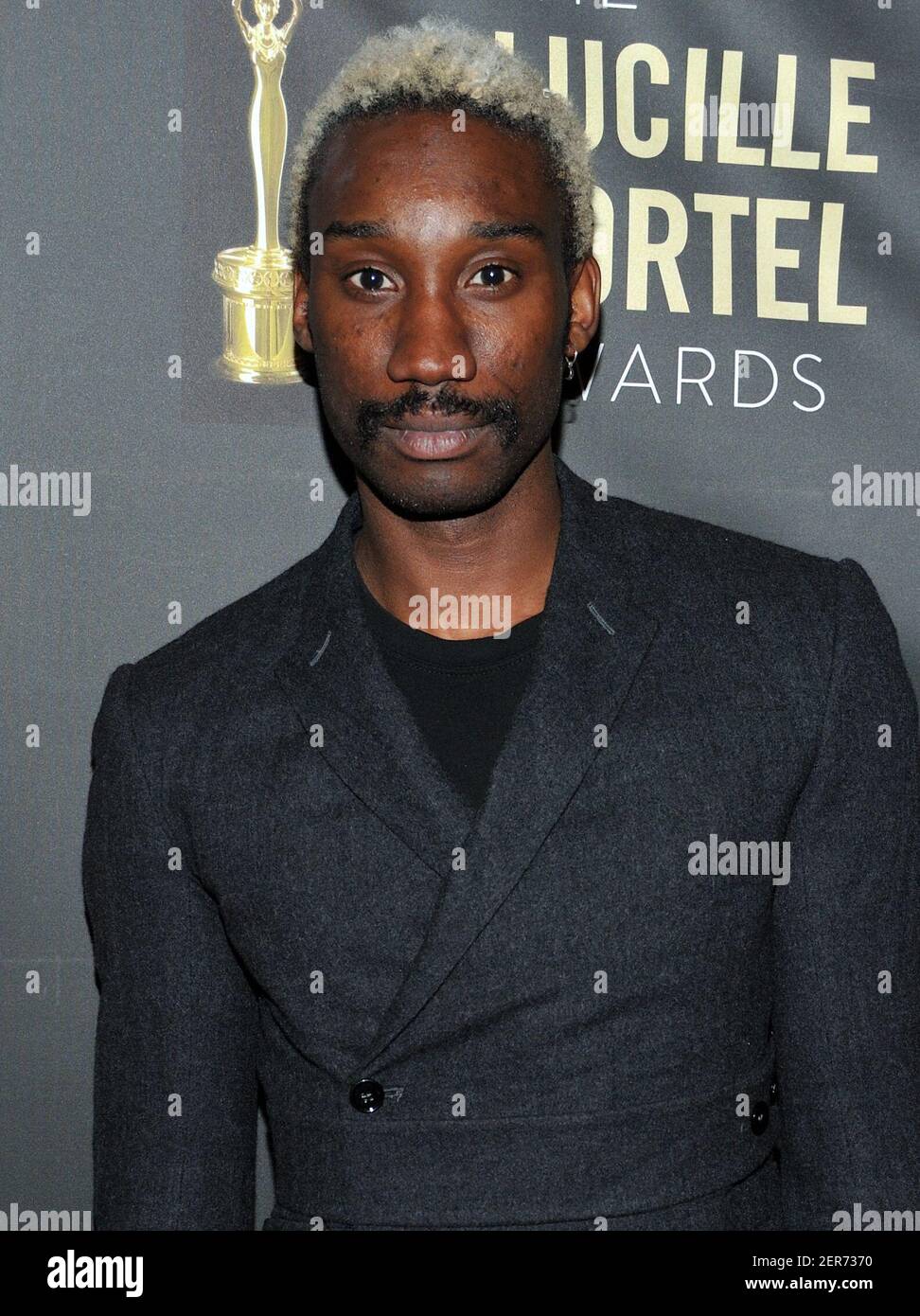 Actor Nathan Stewart-Jarrett attends the 2018 Lucille Lortel Awards at ...
