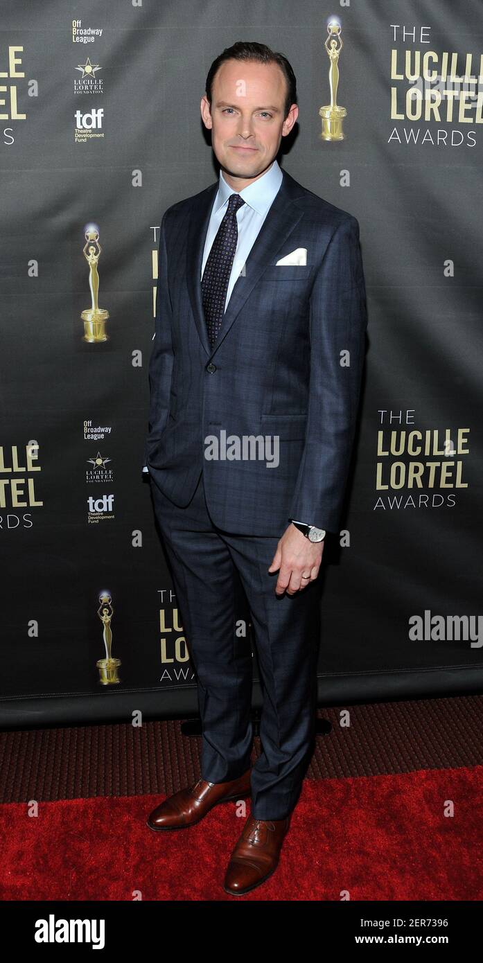 Actor Harry Hadden-Paton attends the 2018 Lucille Lortel Awards at the ...
