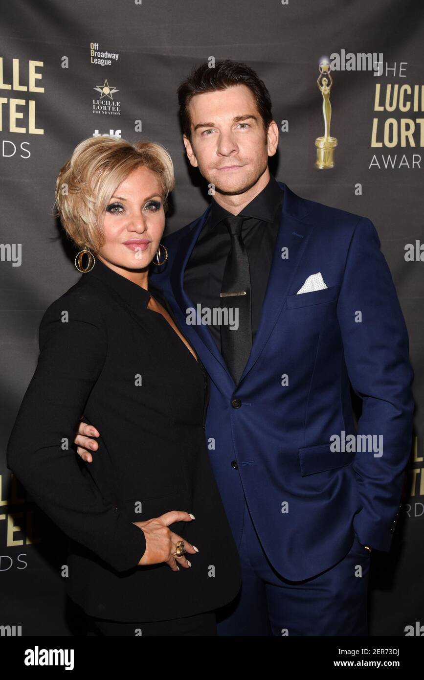Orfeh and Andy Karl attend 2018 Lucille Lortel Awards Arrivals on May ...