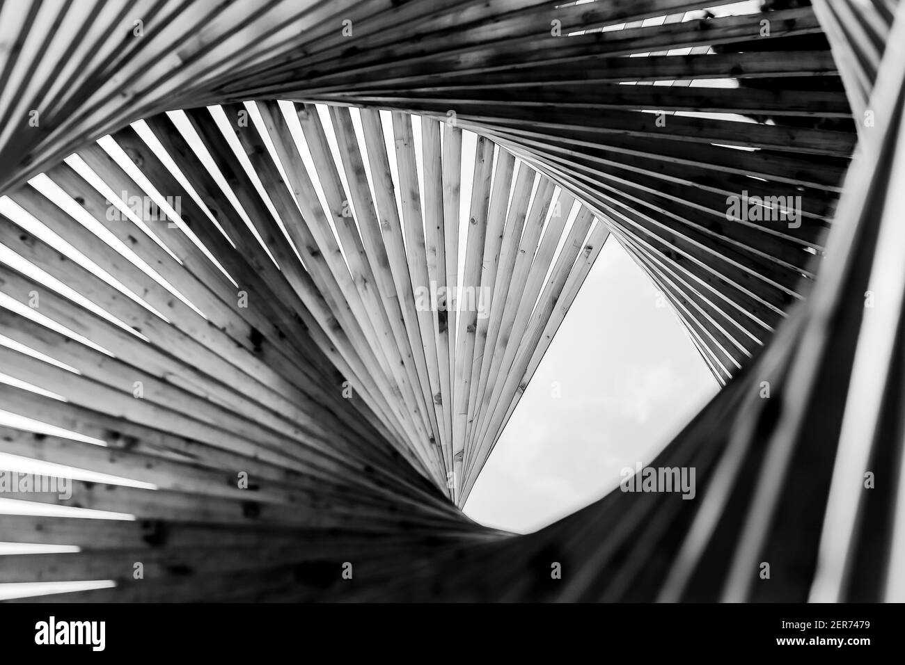 Abstract vortex spiral element Black and White Stock Photos & Images ...