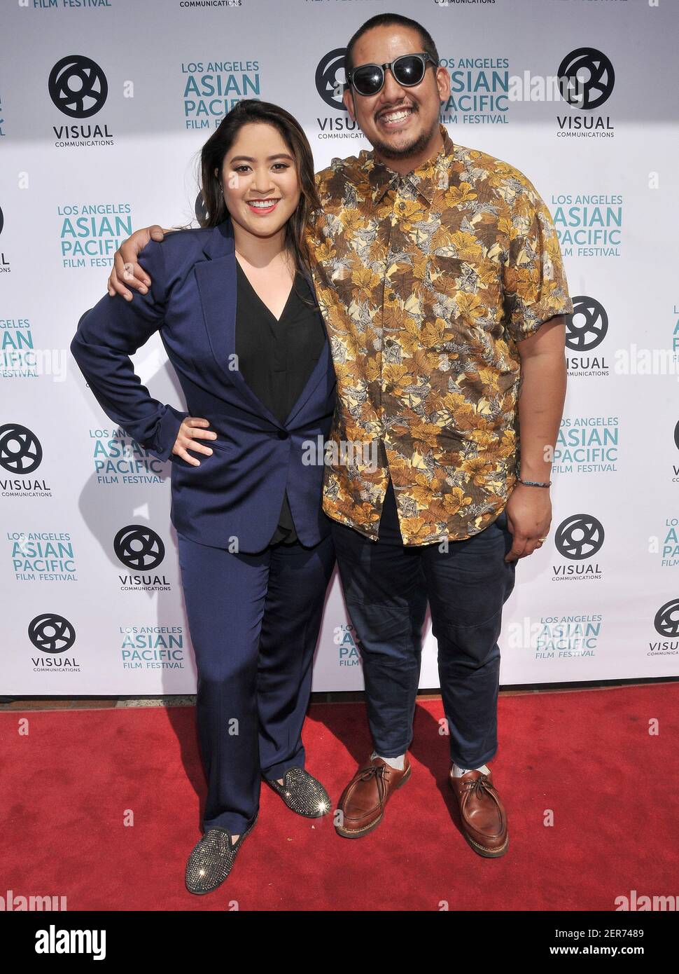 (L-R) "Ulam: Main Dish" Director Alexandra Cuerdo and Chef Chad Valencia at the 2018 Los Angeles ...
