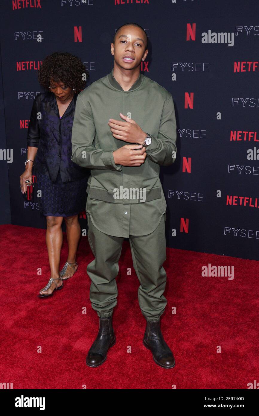DeRon Horton at Netflix FYSEE Kick-Off Event held at Raleigh Studios on ...