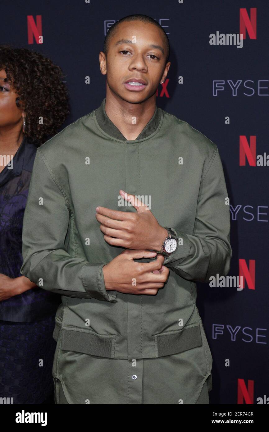 DeRon Horton at Netflix FYSEE Kick-Off Event held at Raleigh Studios on ...