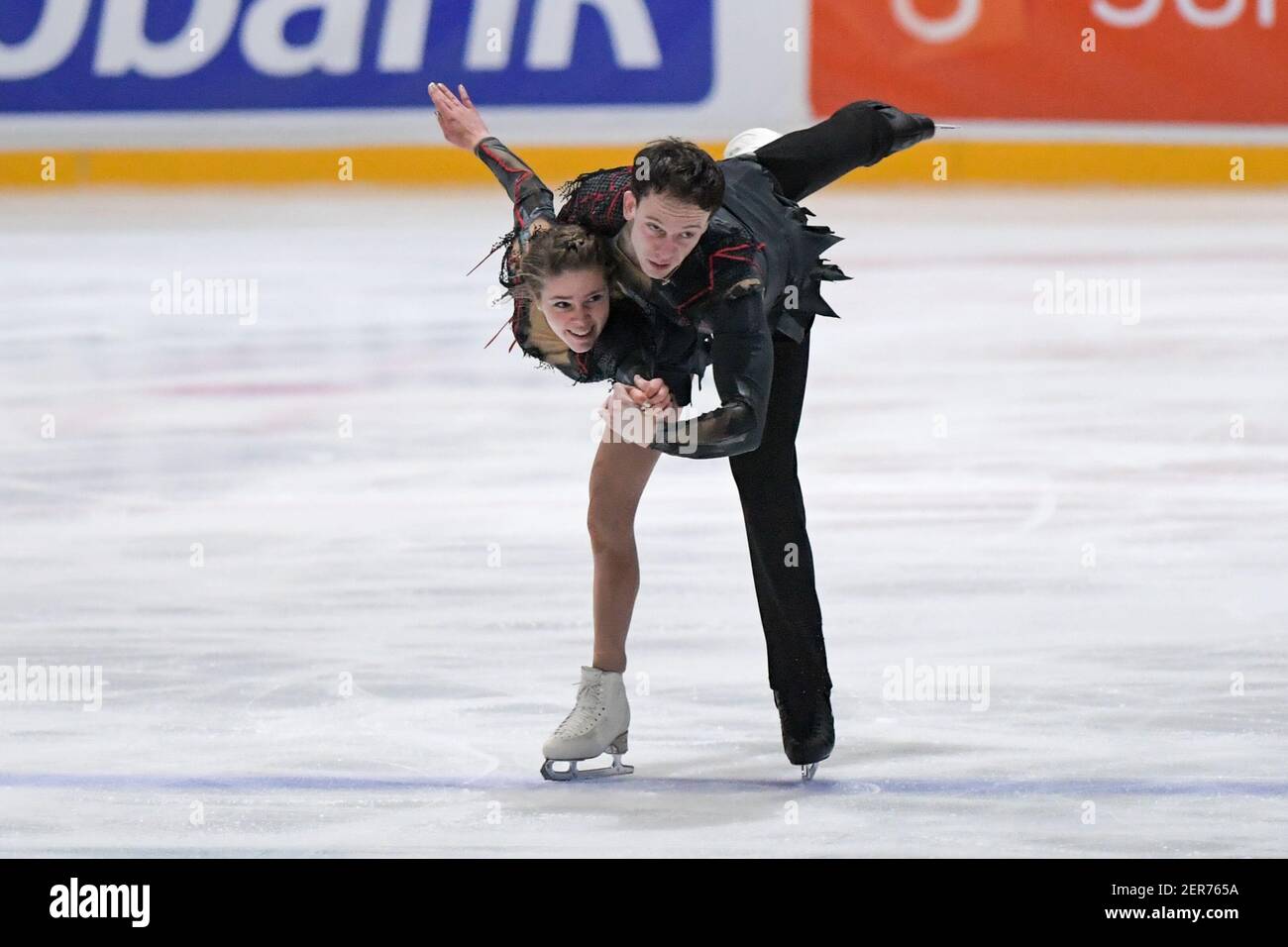 THE HAGUE, NETHERLANDS - FEBRUARY 28: Nika Osipova and Dmitry Epstein ...