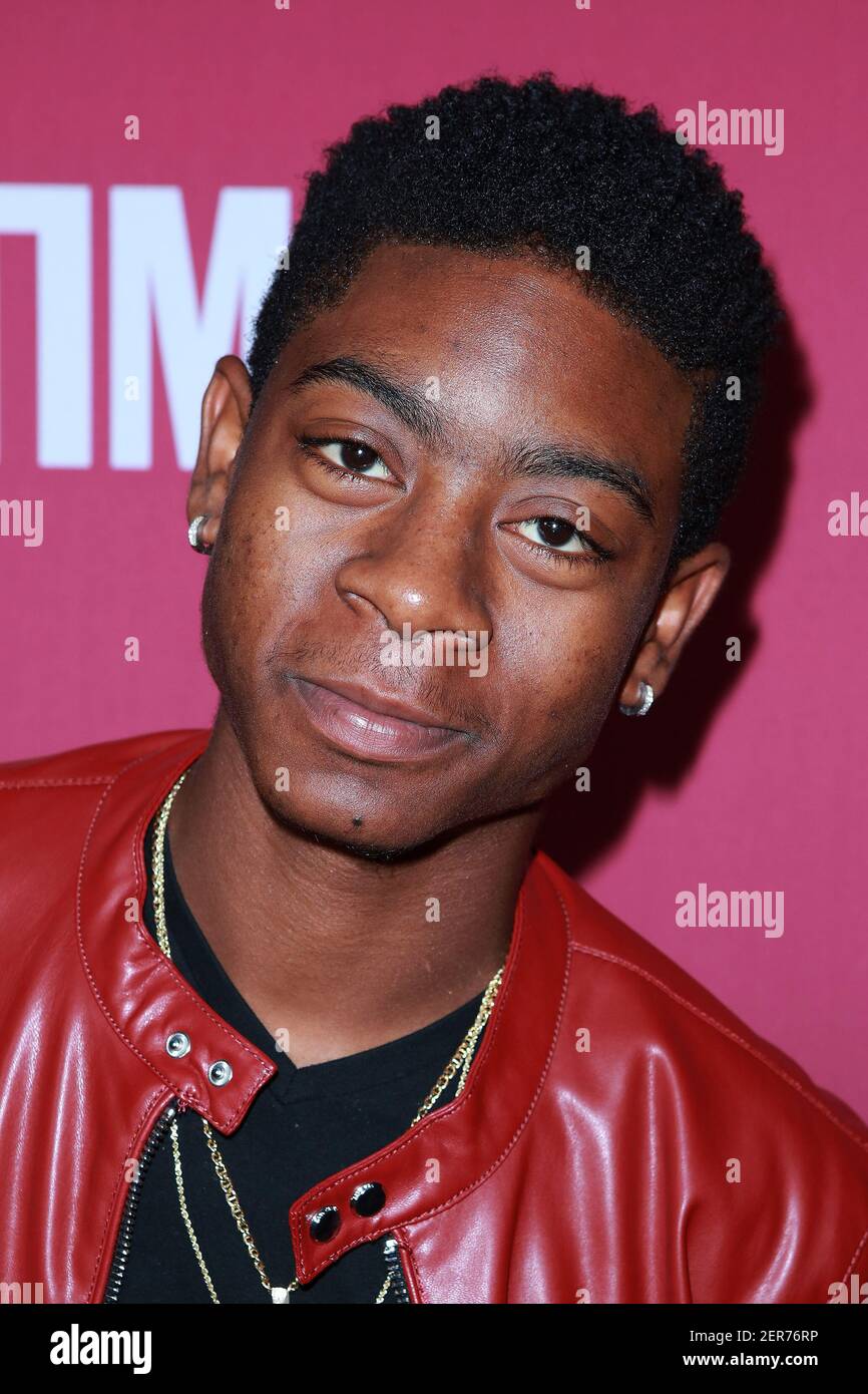 RJ Cyler arrives at the Premiere Of Showtime's "I'm Dying Up Here ...