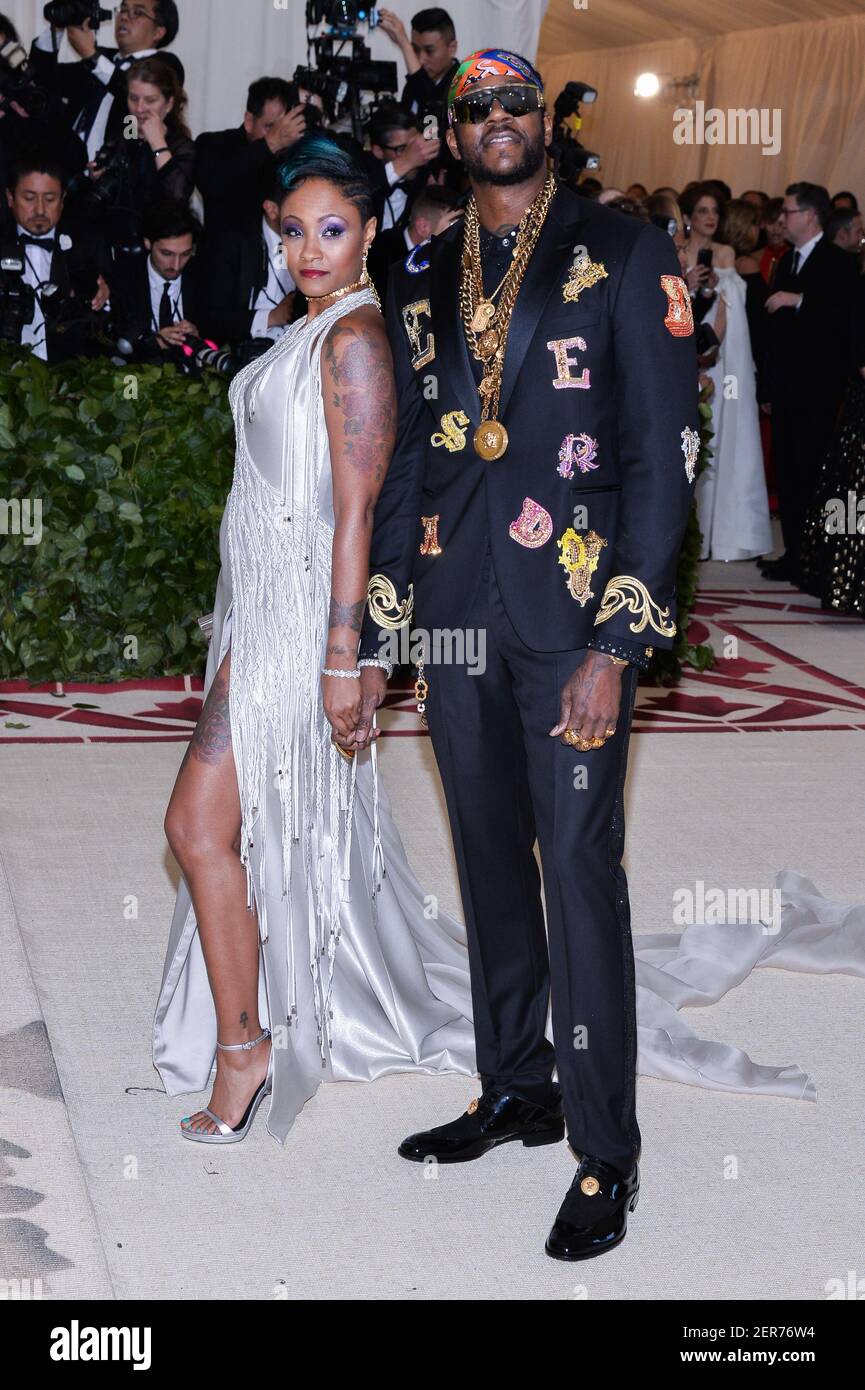 Nakesha Ward and 2 Chainz walking the red carpet at The Metropolitan ...