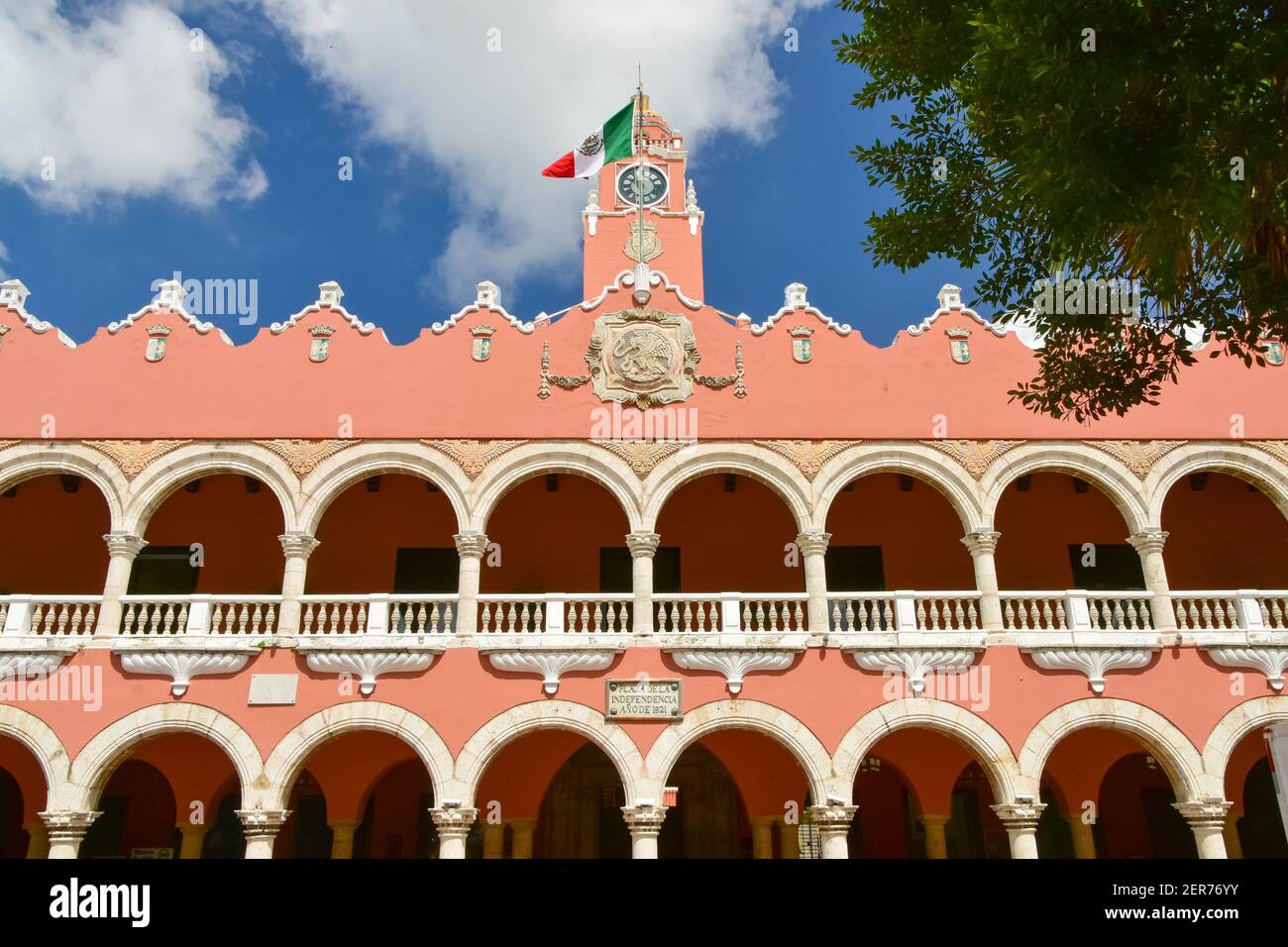 The Municipal Palace, seat of the City Hall and Mayor's office, in ...
