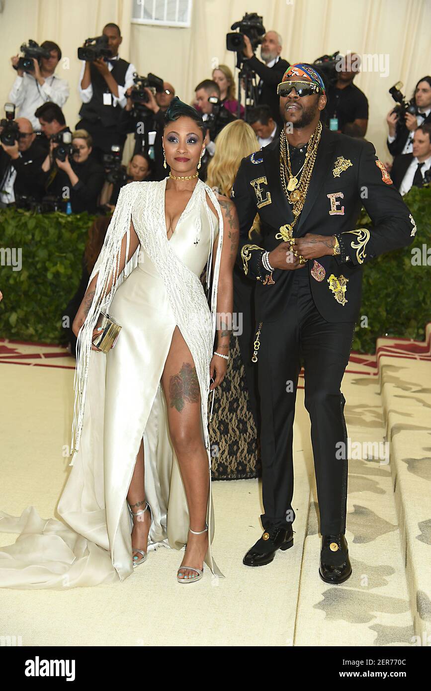 2 Chainz and Kesha Ward attends the Costume Institute Benefit at the ...