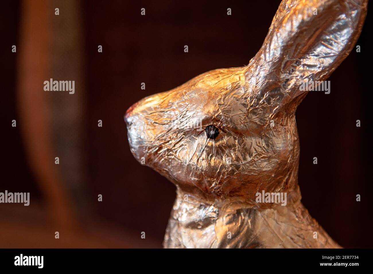 golden easter bunny Stock Photo - Alamy