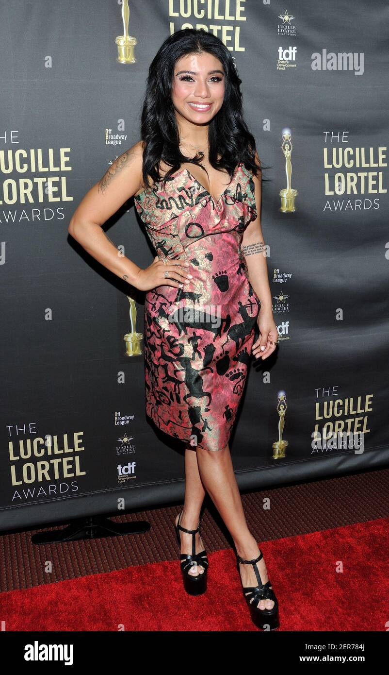 Actress Kristin Maldonado attends the 2018 Lucille Lortel Awards at the ...