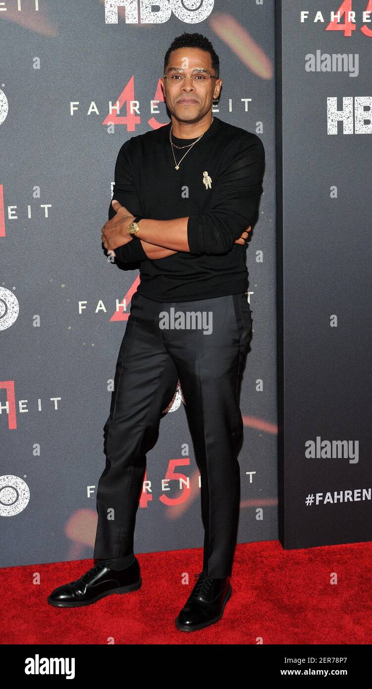Singer Maxwell attends the NYC premiere of Fahrenheit 451 at the NYU ...