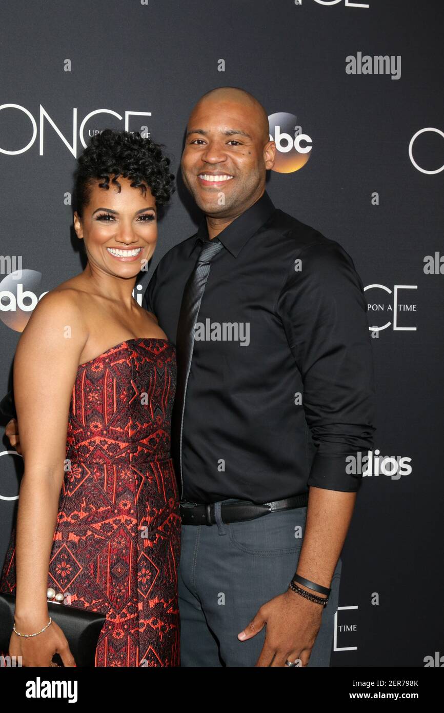 Mekia Cox, Britt Leach at the "Once Upon A Time" Series Finale Party at ...