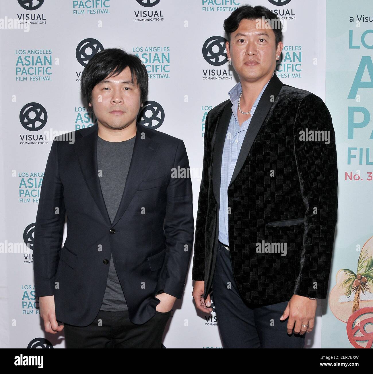 (L-R) Director Frank W. Chen and subject of the film, former baseball ...