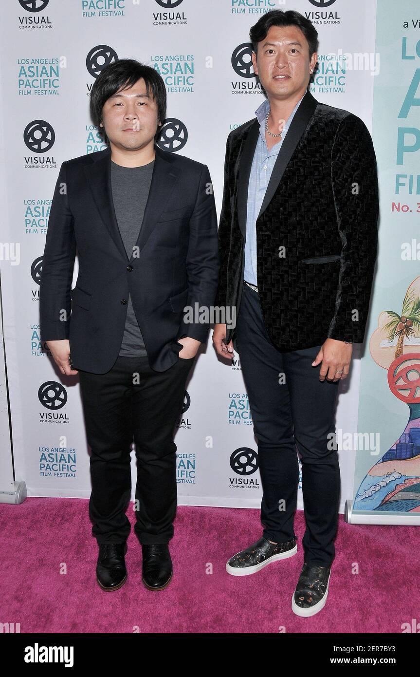 (L-R) Director Frank W. Chen and subject of the film, former baseball ...