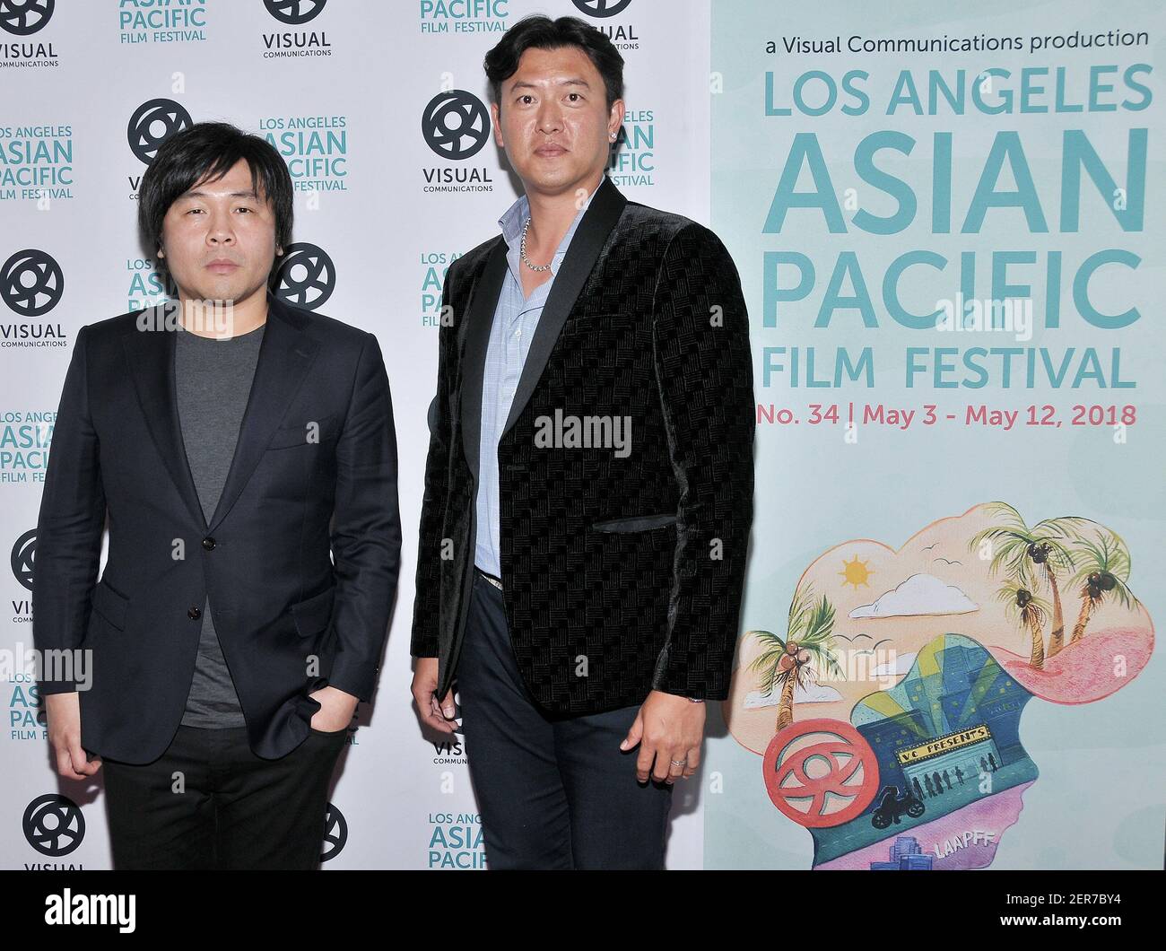 (L-R) Director Frank W. Chen and subject of the film, former baseball ...