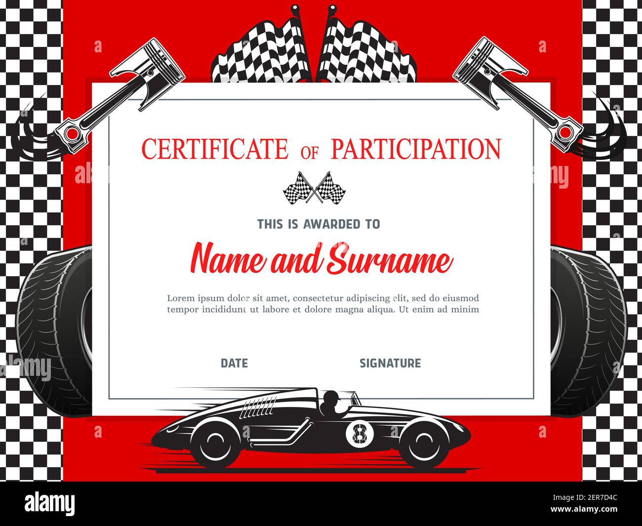 Checkered Flag Border