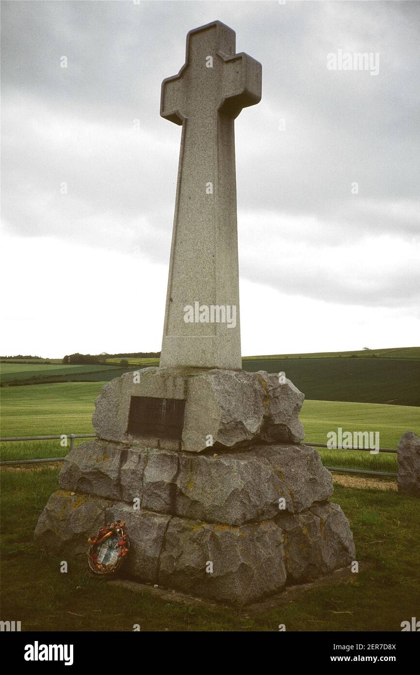 Monument to the 1513 Battle of Flodden Stock Photo - Alamy