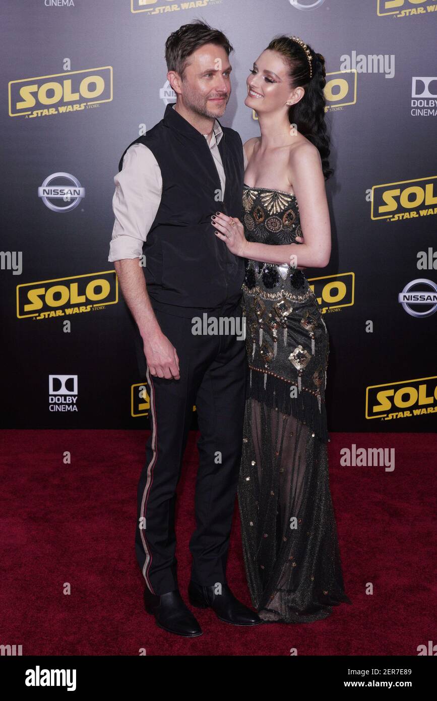 Chris Hardwick and Lydia Hearst at the Premiere Of Disney Pictures And ...