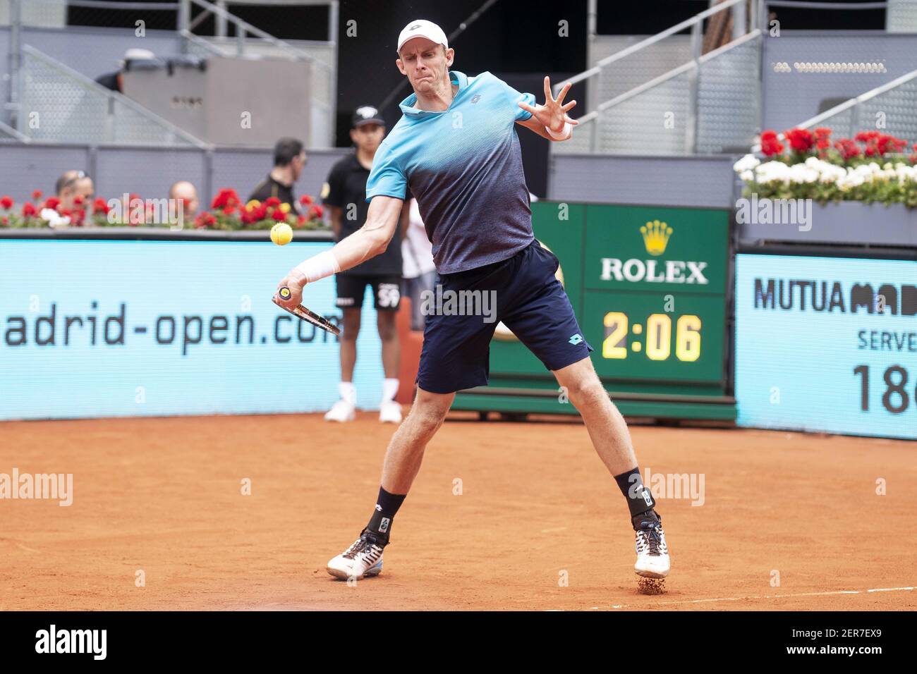 South African Kevin Anderson during Mutua Madrid Open 2018 at Caja ...