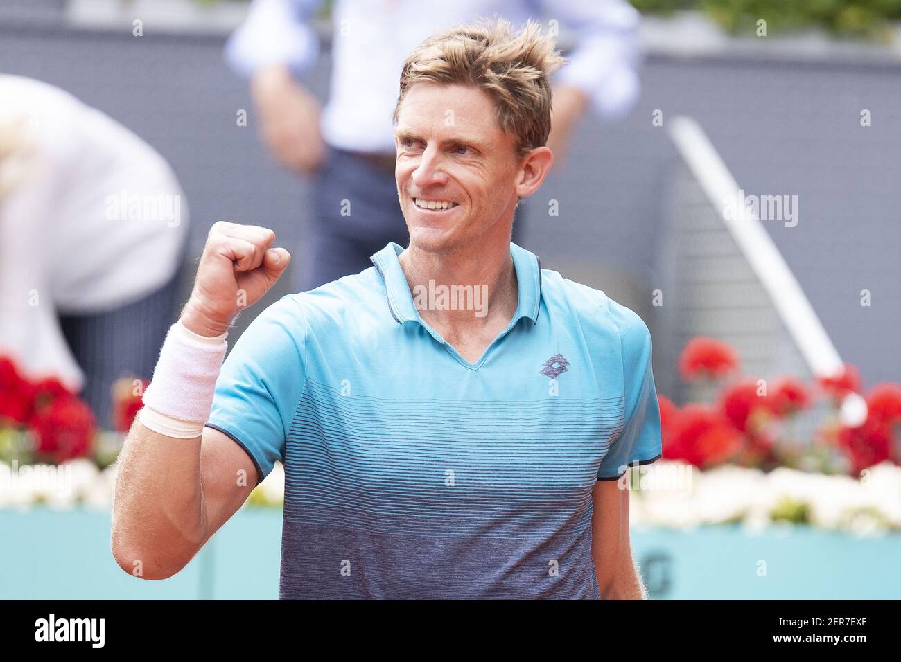 South African Kevin Anderson during Mutua Madrid Open 2018 at Caja ...
