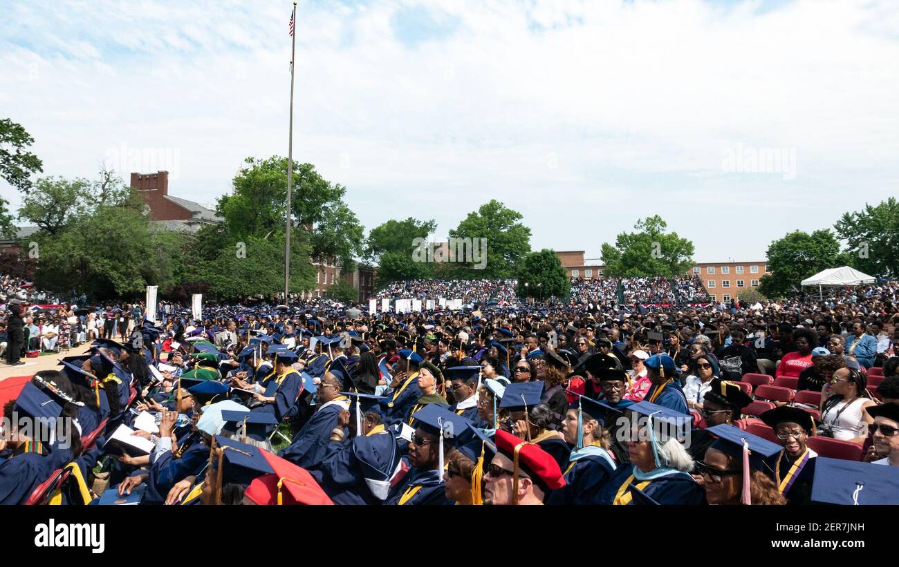 Howard University holds their commencement ceremony for the 2018 ...