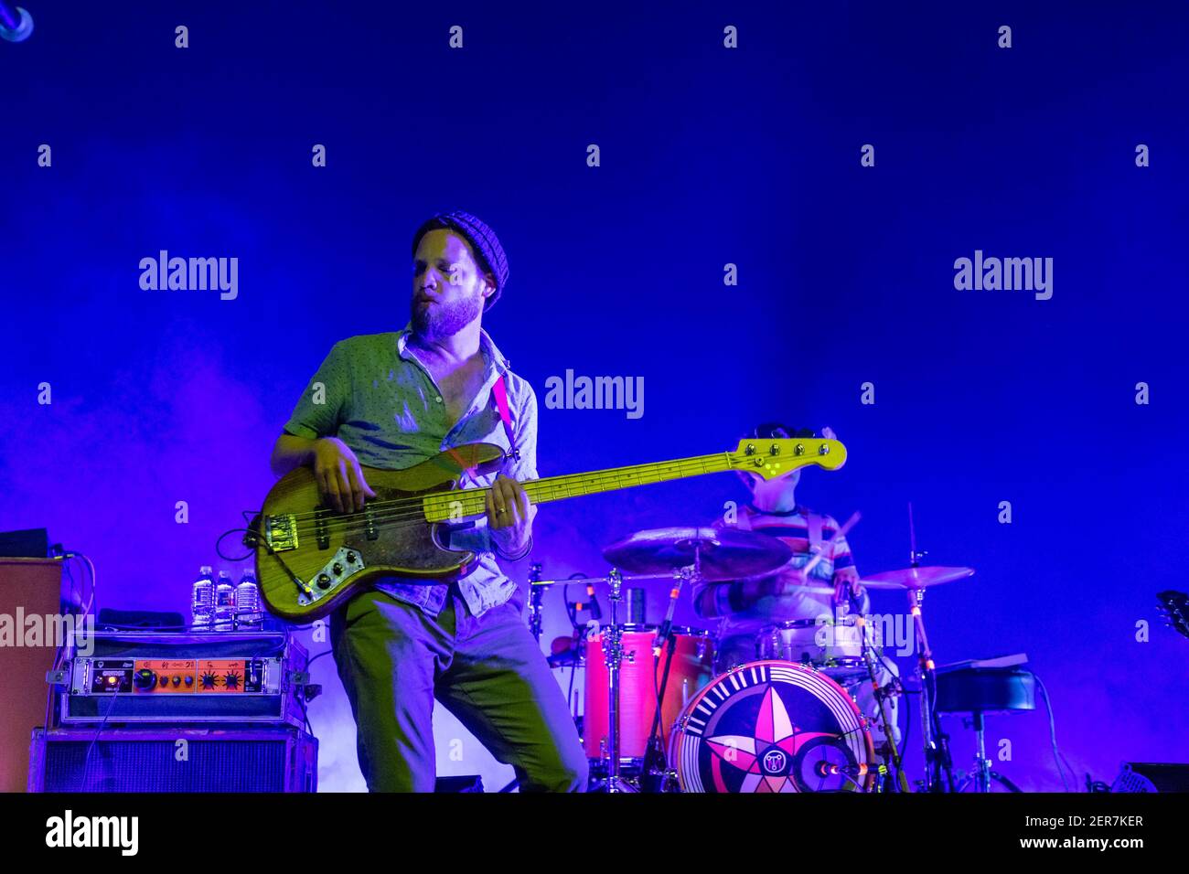 Toby Leaman of Dr. Dog perform in concert at ACL Live on May 12, 2018 ...