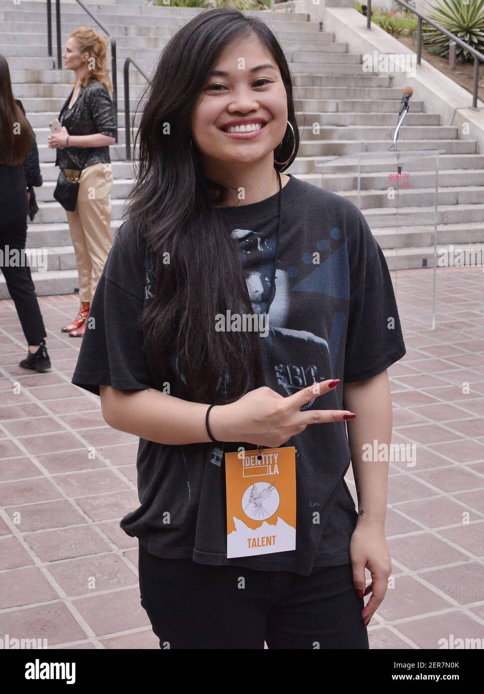 Rapper Ruby Ibarra at Identity LA 2018 held at the Los Angeles City ...