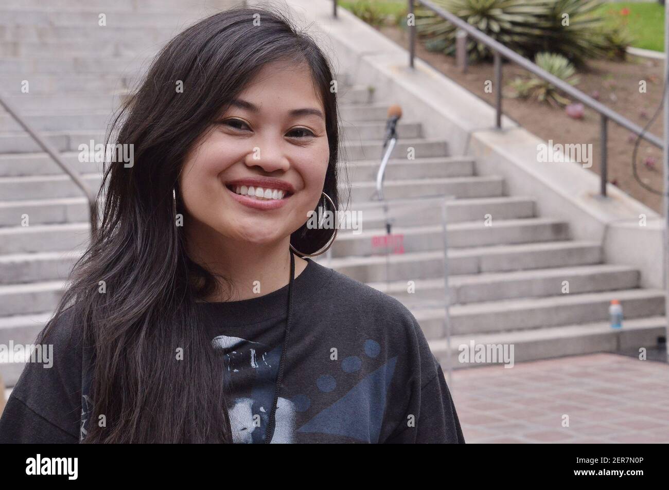Rapper Ruby Ibarra at Identity LA 2018 held at the Los Angeles City ...
