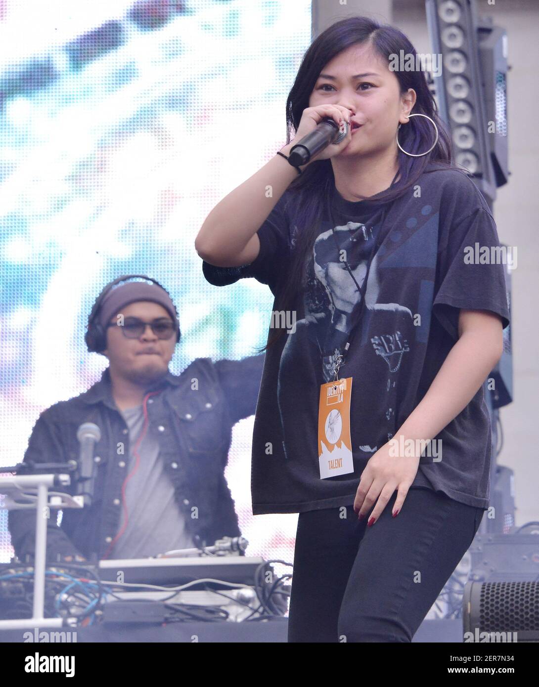 Rapper Ruby Ibarra at Identity LA 2018 held at the Los Angeles City ...