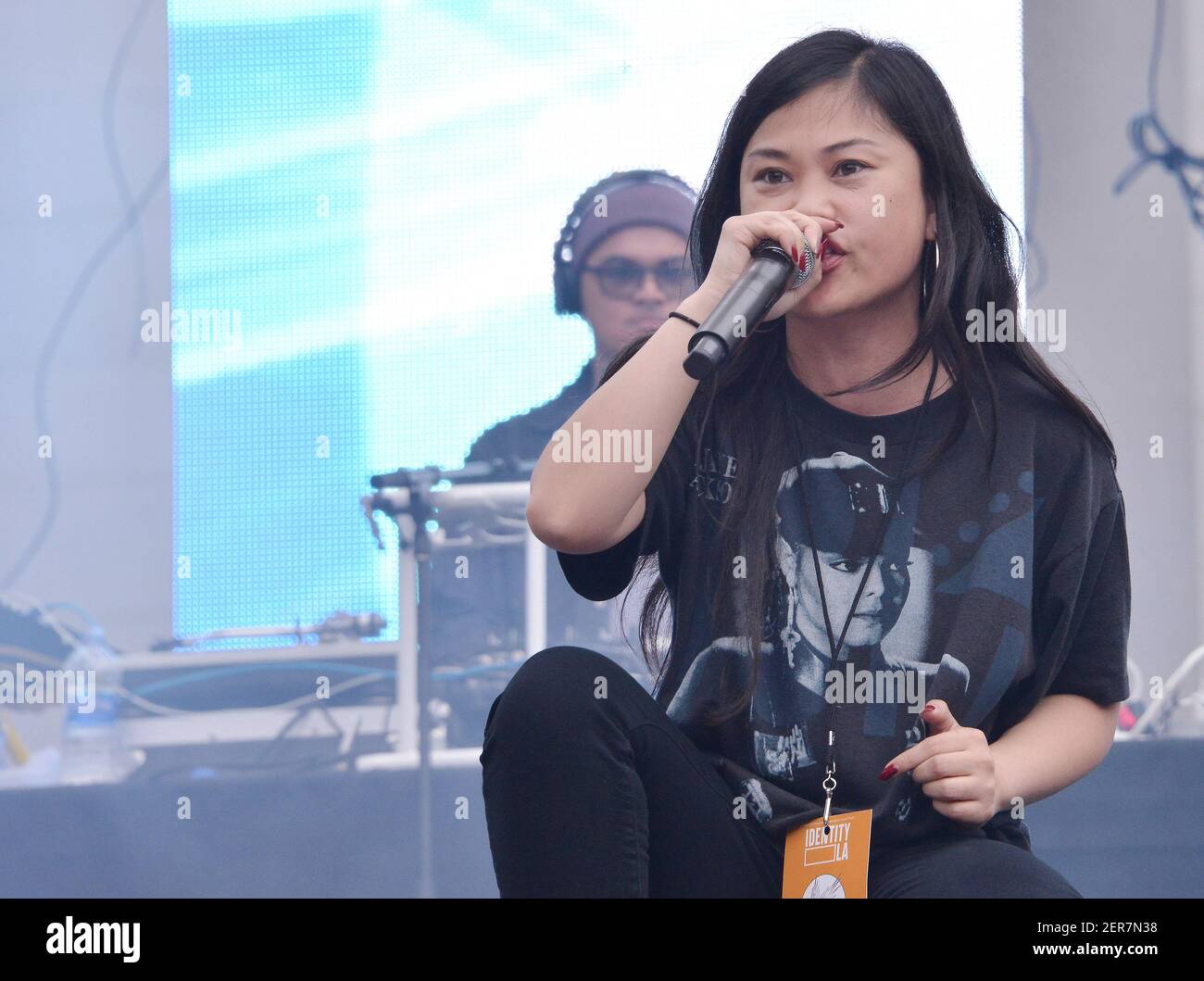Rapper Ruby Ibarra at Identity LA 2018 held at the Los Angeles City ...