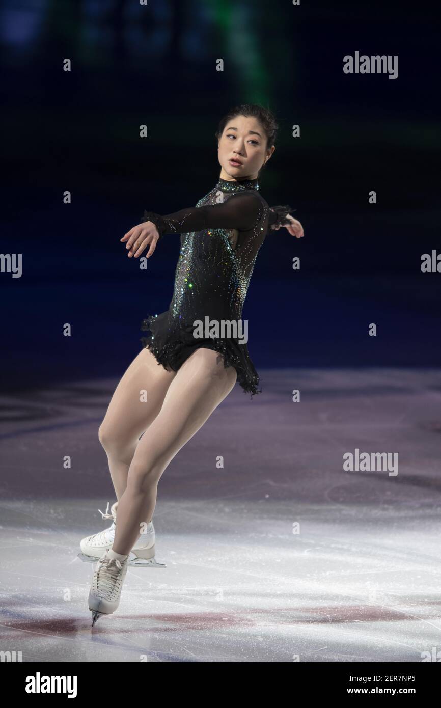 2018 Pyeongchang Winter Olympics Bronze medalist Mirai Nagasu performs ...