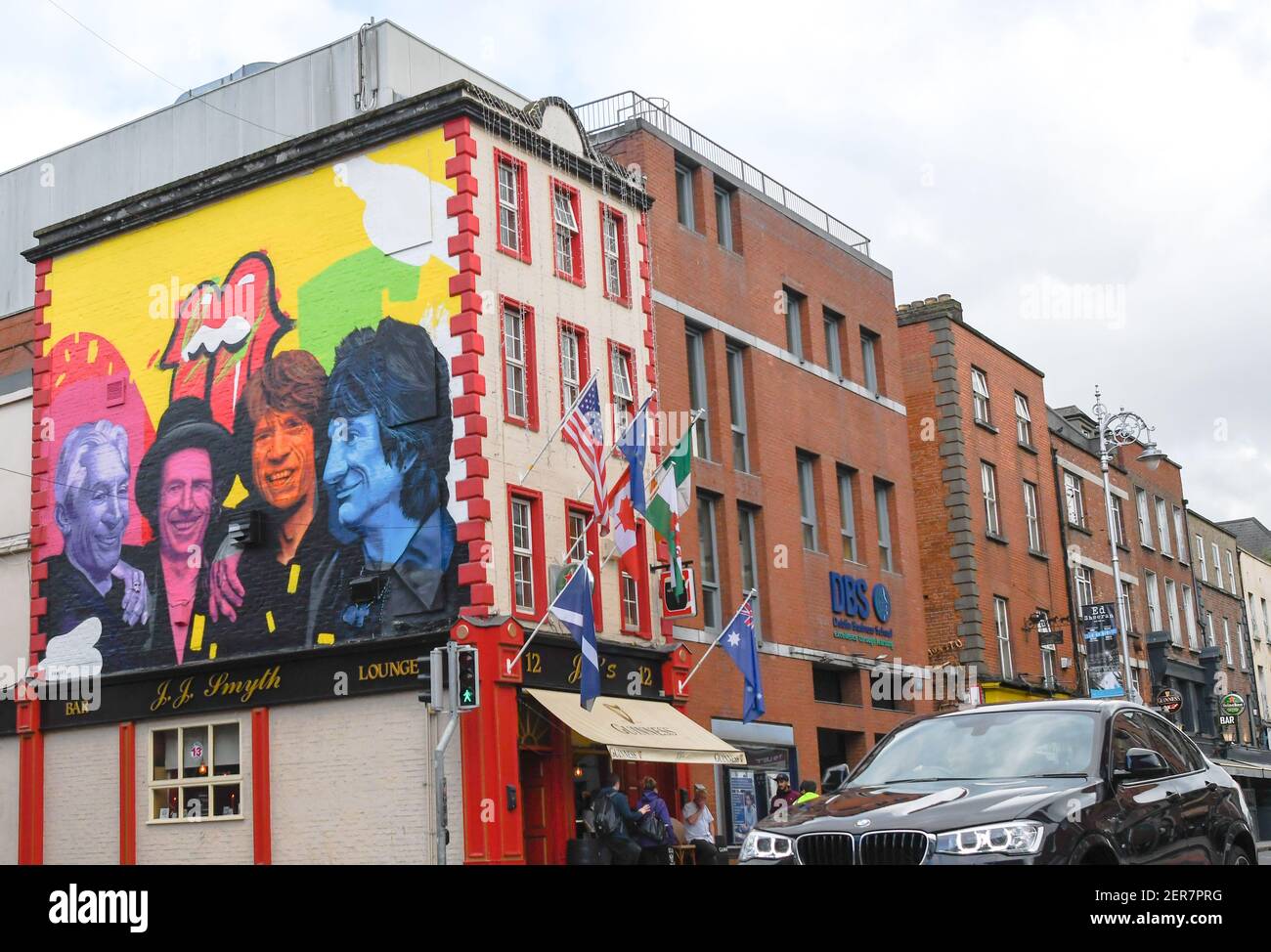 A new mural by Subset Dublin paying tribute to The Rolling Stones, a ...