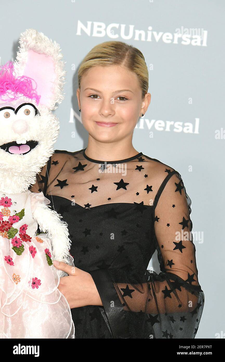 Darci Lynne attends the NBCUniversal Upfront 2018-2019 on May 14, 2018 ...