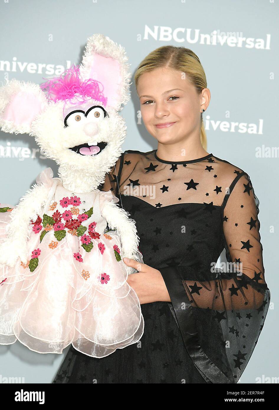 Darci Lynne attends the NBCUniversal Upfront 2018-2019 on May 14, 2018 ...