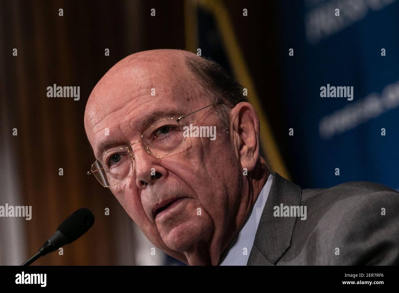 Wilbur Ross, the 39th U.S. Secretary of Commerce, speaks at the ...