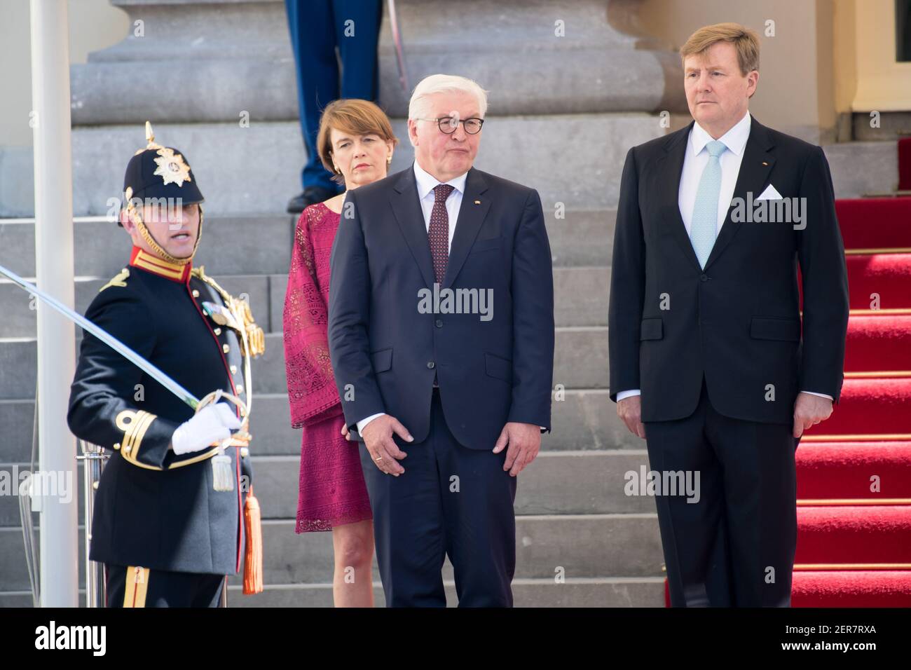 King Willem Alexander of the Netherlands and The president of Germany ...
