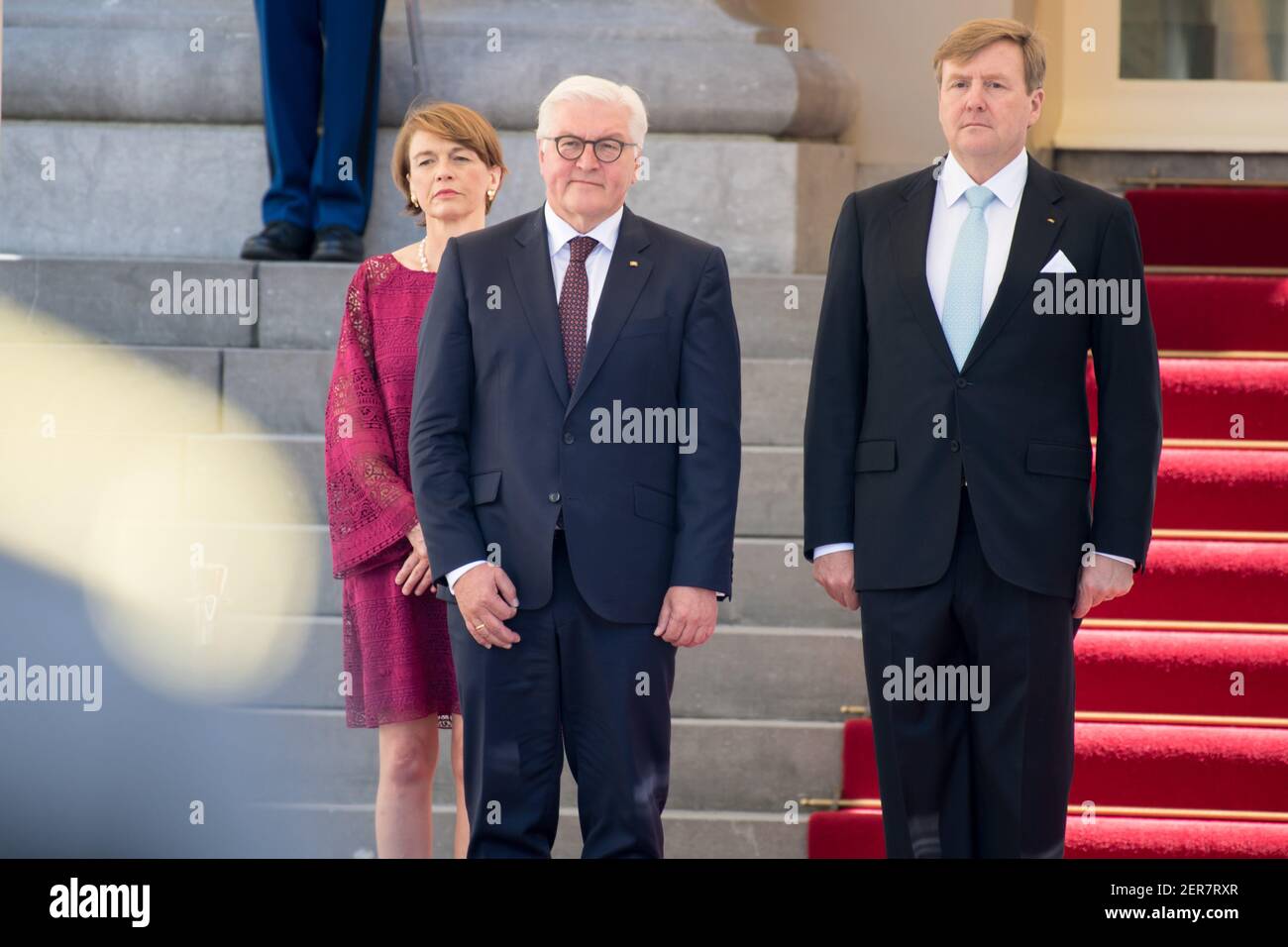King Willem Alexander of the Netherlands and The president of Germany ...