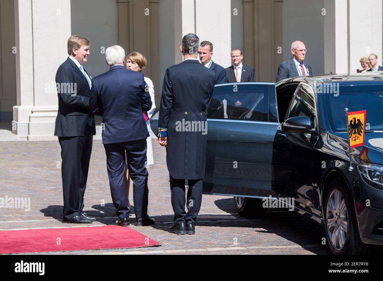 King Willem Alexander of the Netherlands and The president of Germany ...